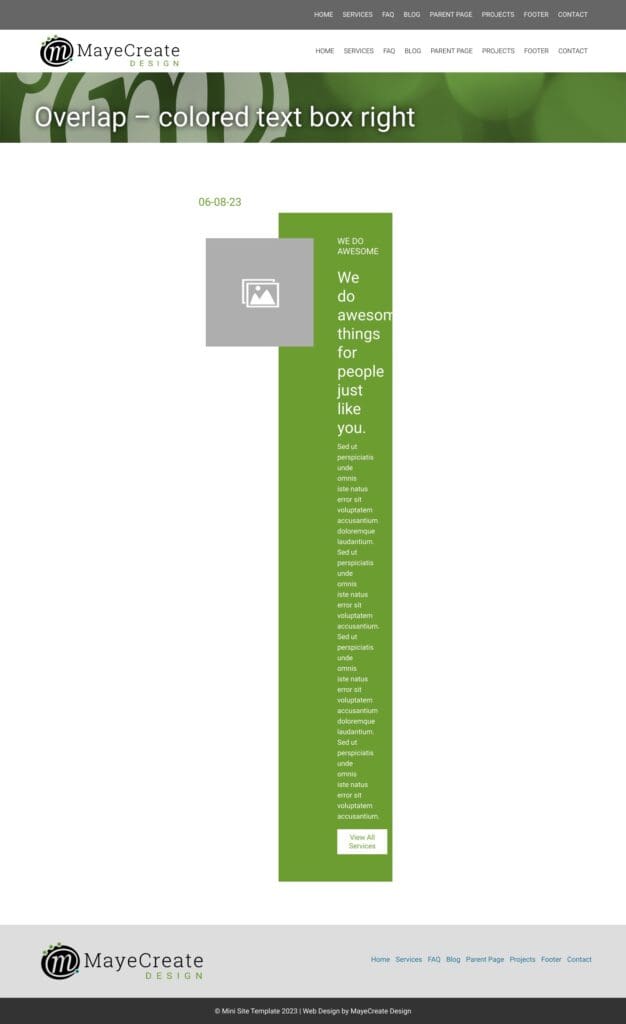 Overlap – colored text box right | Missouri Assisted Living Association